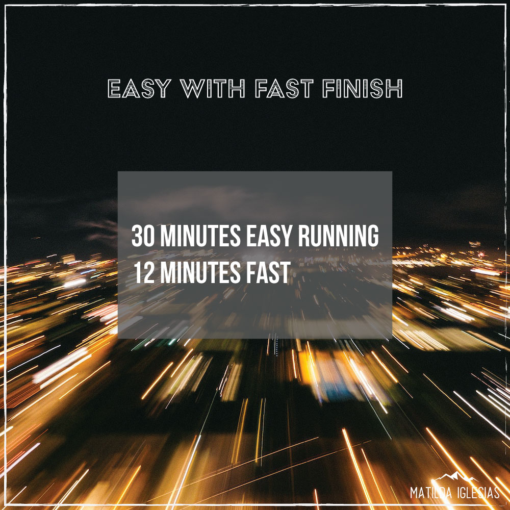 Speedwork Sessions #40: Easy with Fast Finish - Matilda Iglesias